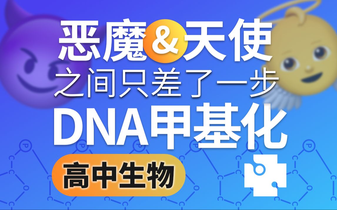 【高中生物基因工程】表观遗传学与DNA甲基化