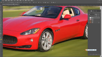 2分钟用ps制作汽车动感效果