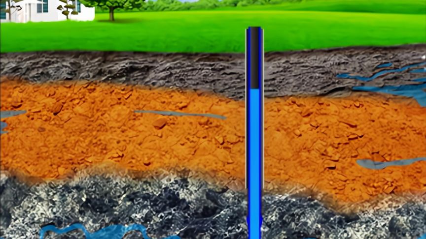 打井动画演示，从测水，到打孔、下管、下水泵，瞬间懂了！