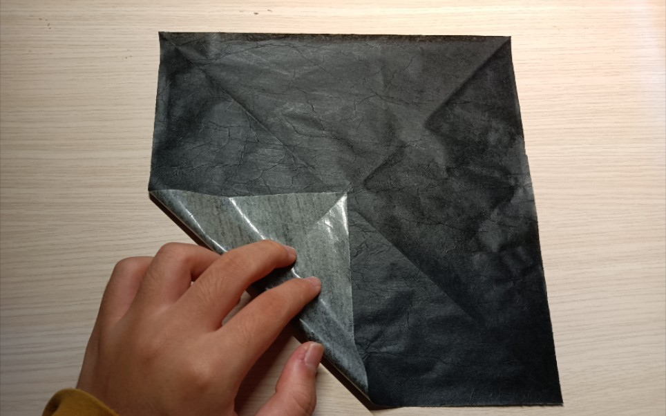 折纸用纸拷贝复合纸 (double tissue) 制作过程