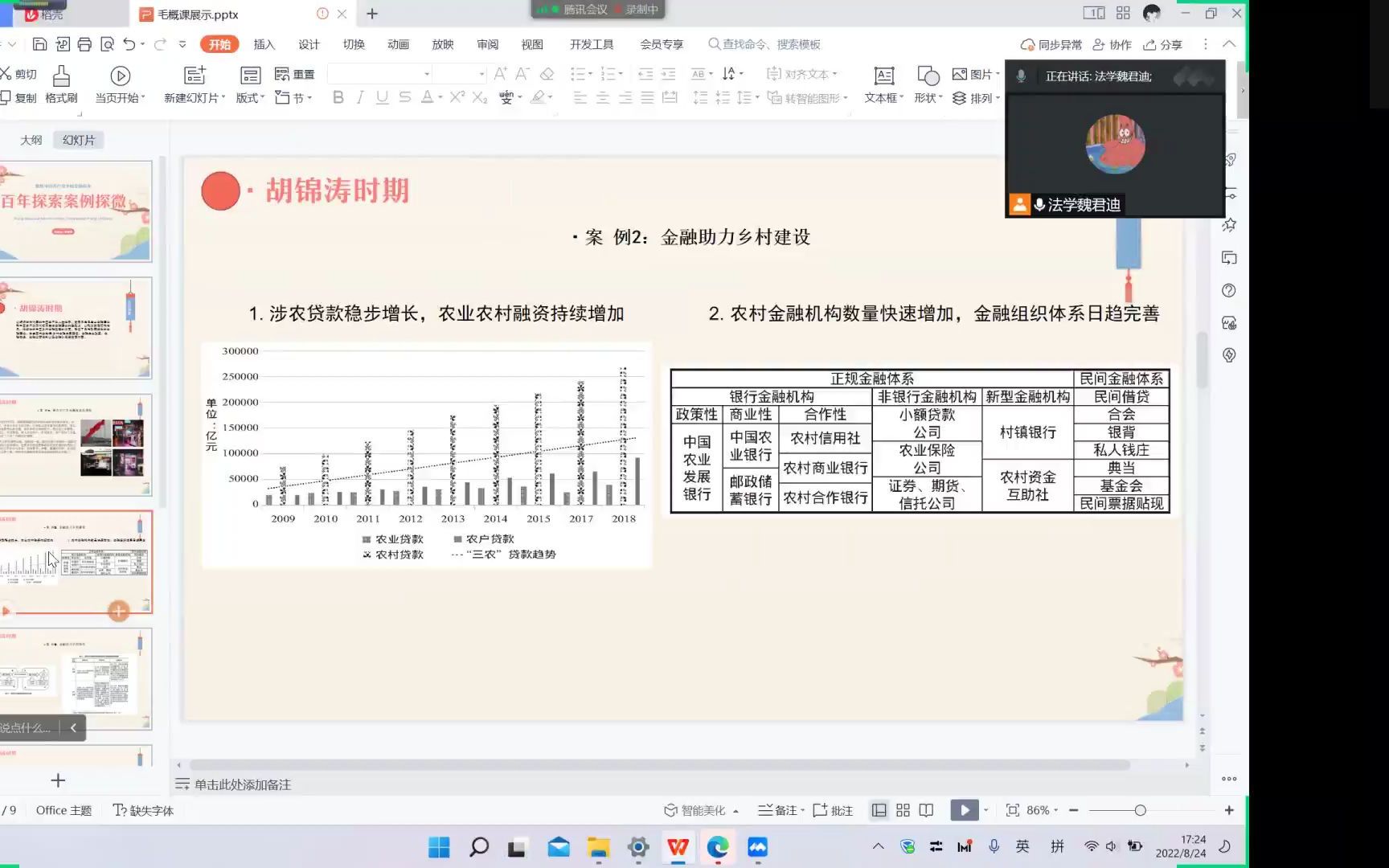 乡村经济发展案例选讲第四期——胡锦涛