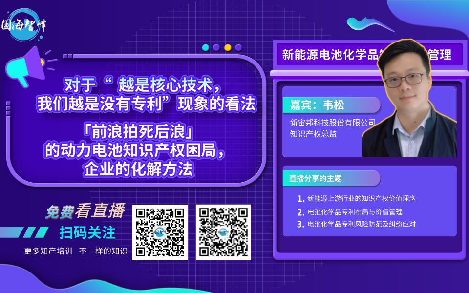...的看法 ?「前浪拍死后浪」的动力电池知识产权困局,企业的化解方法