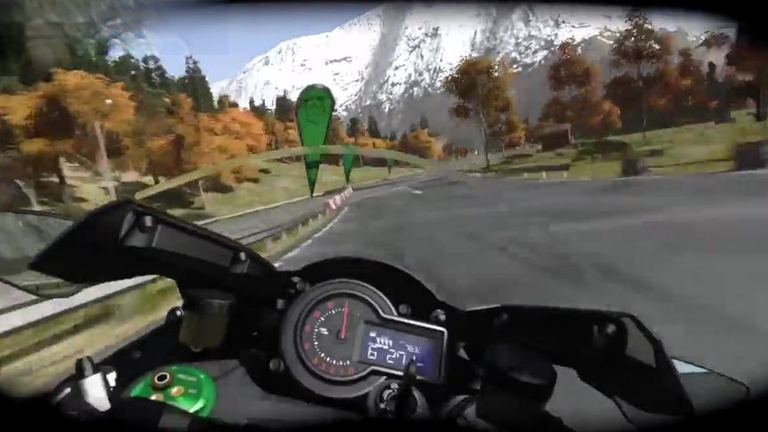 电脑模拟游戏,体验Kawasaki H2极速飞驰!