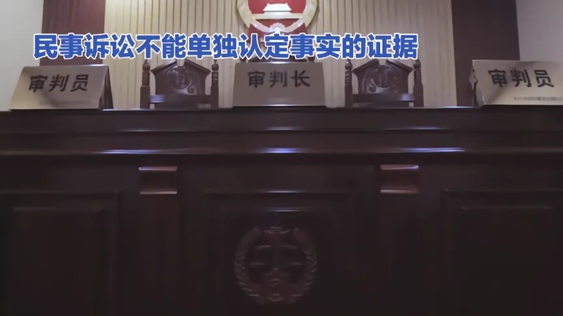 民事诉讼中不能单独认定事实的证据