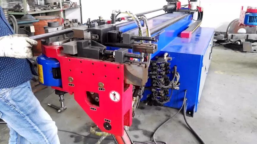 全自动弯管机、座椅成型弯管视频