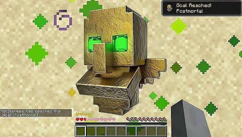 我的世界:你见过这样的不死图腾吗