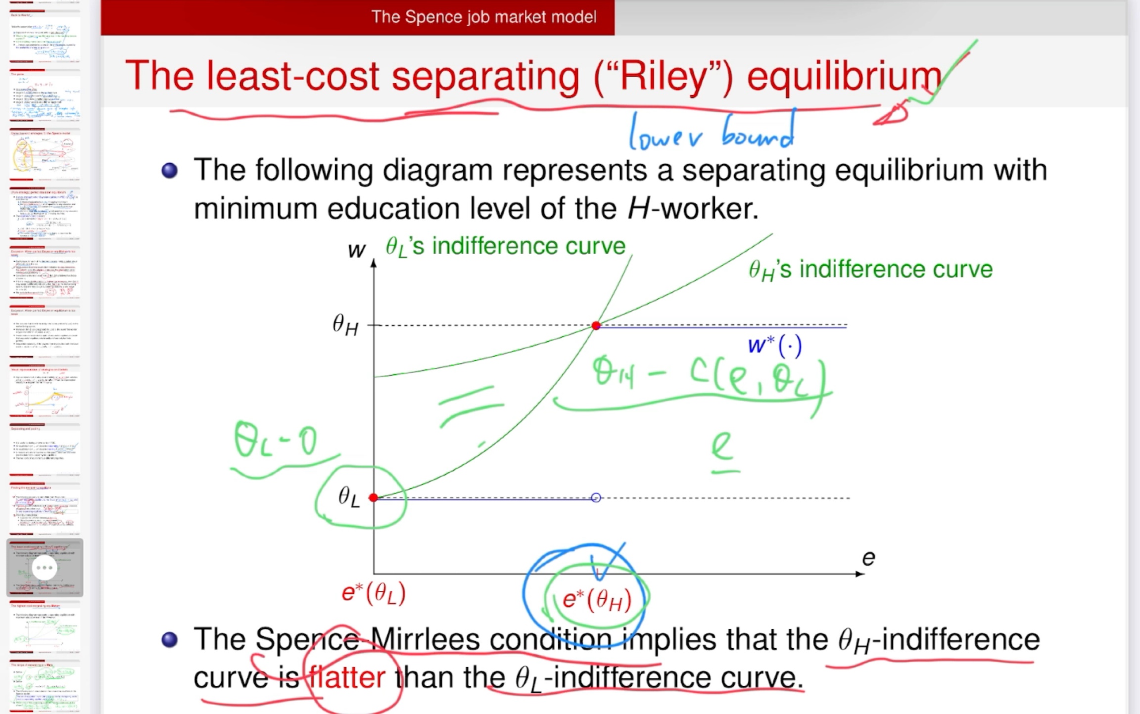 6. 信号传递 (signaling) part 3 分离均衡 (separating equilibria)