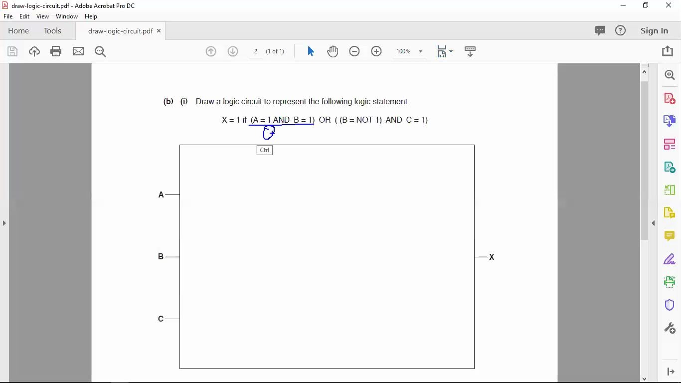 ...1系列合集〗Unit3 -Logic Gate 真题讲解-draw- logic-circuit 持续更新…