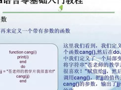医生零基础lua语言入门教程 