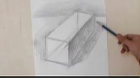 素描几何体食艺族素描教学:长方体