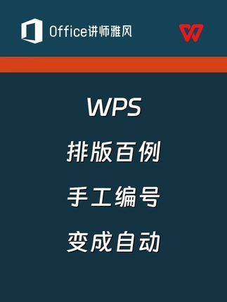 WPS手工编号排版改成自动编号并联动样式 #wps #wps排版 #手工...