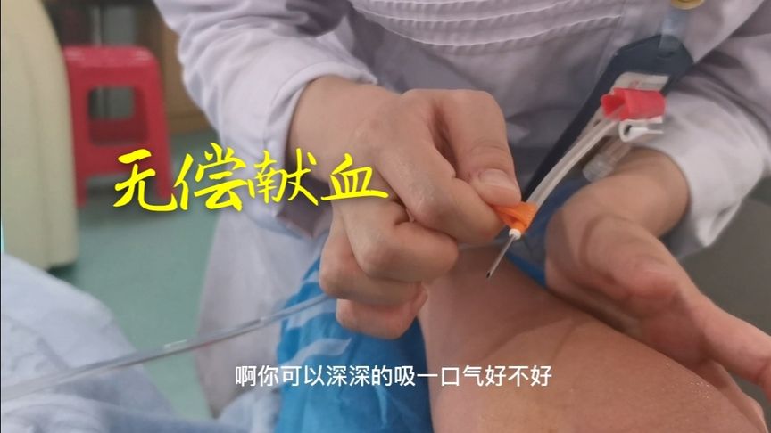 无偿献血全过程实拍,针头真的好粗啊,献血也会有好处?