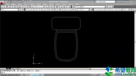 第6节Autocad 圆桌与马桶的绘制技巧