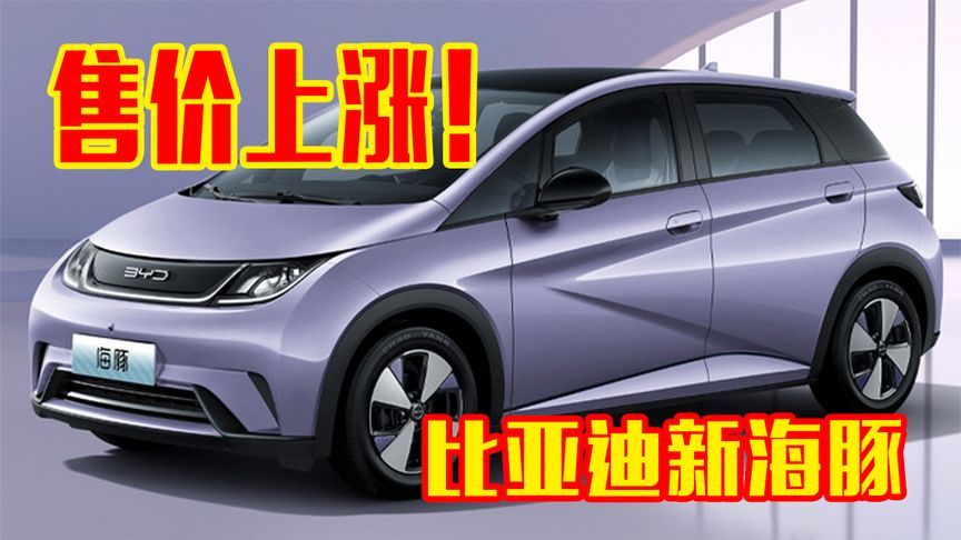 比亚迪新海豚售价上涨!配置升级,动力超大众ID.3