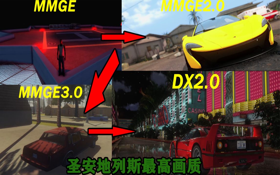 【GTASA】超强画质的圣安地列斯:五大ENB(附下载)