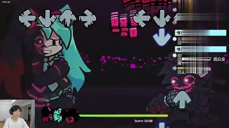 FNF最邪恶黑暗的模组!初音未来惨遭腐化病毒侵蚀!