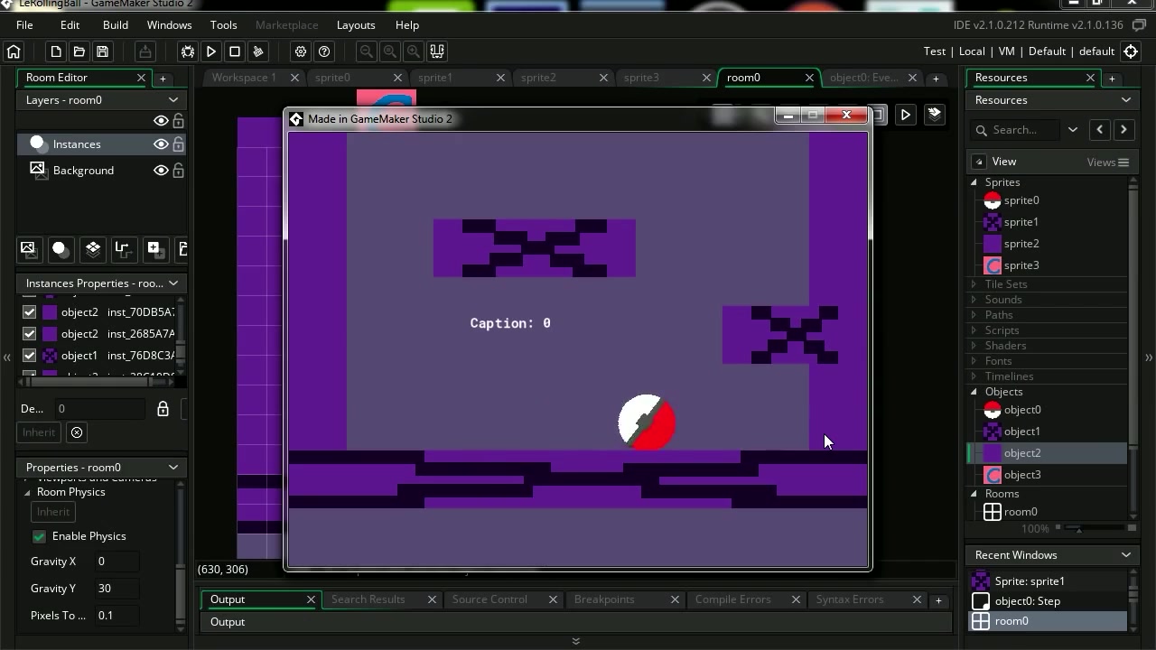 Game Maker Studio 2- 2D physics platformer - Drag and Drop (DnD) ...