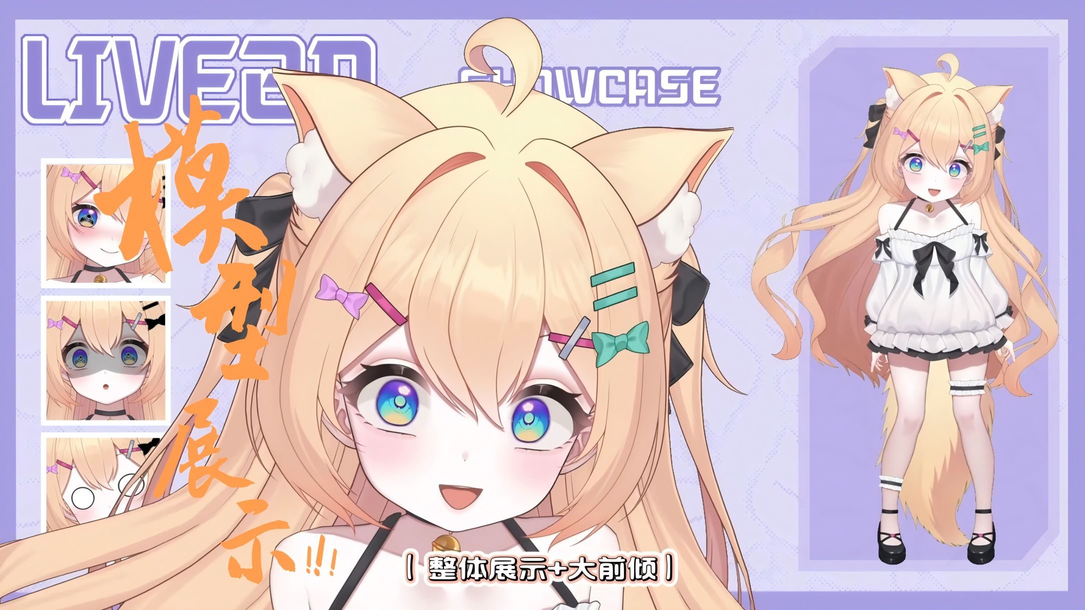 【Live 2D模型展示】你的可爱猫猫上线ing!