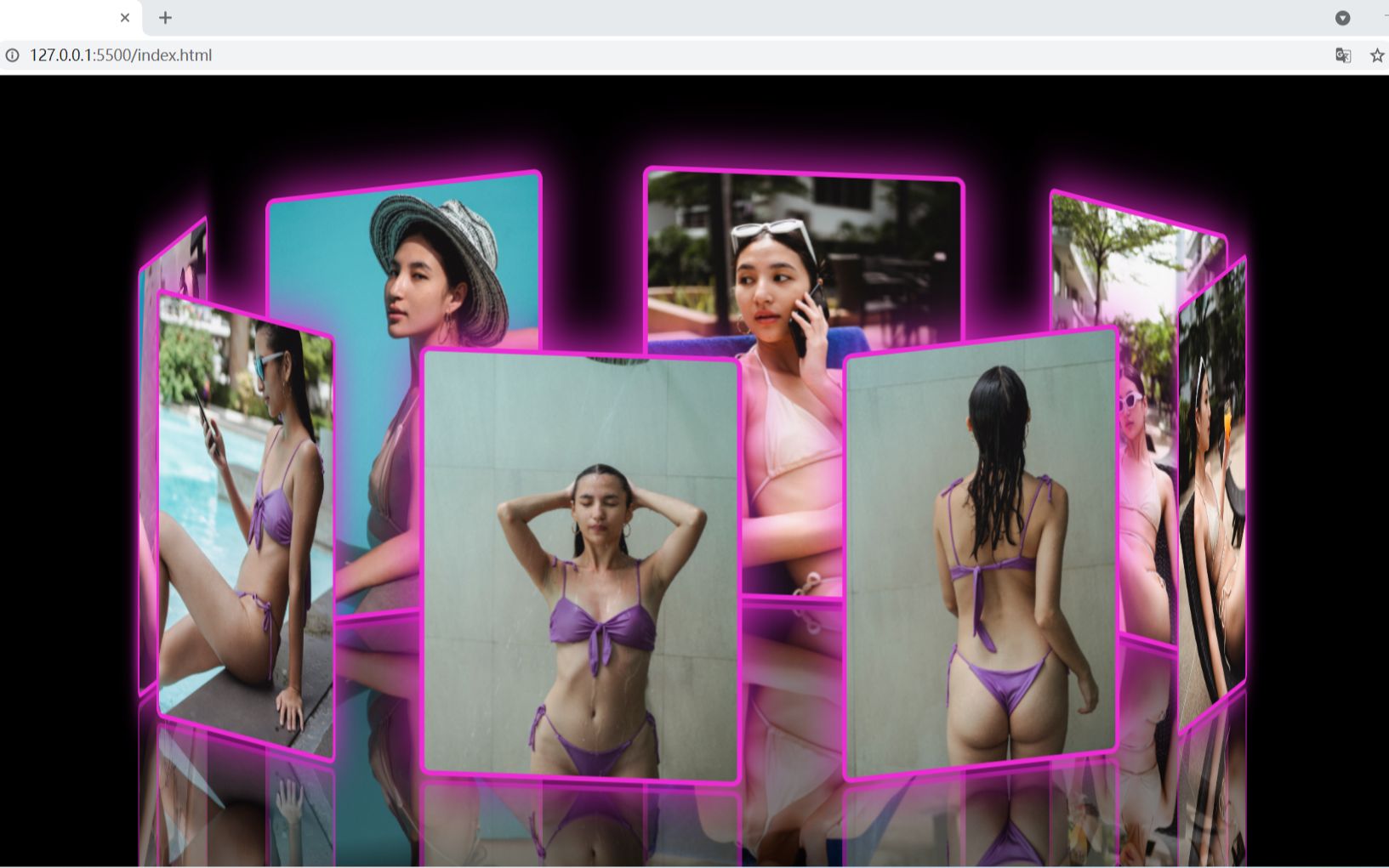 3D 立体旋转相册