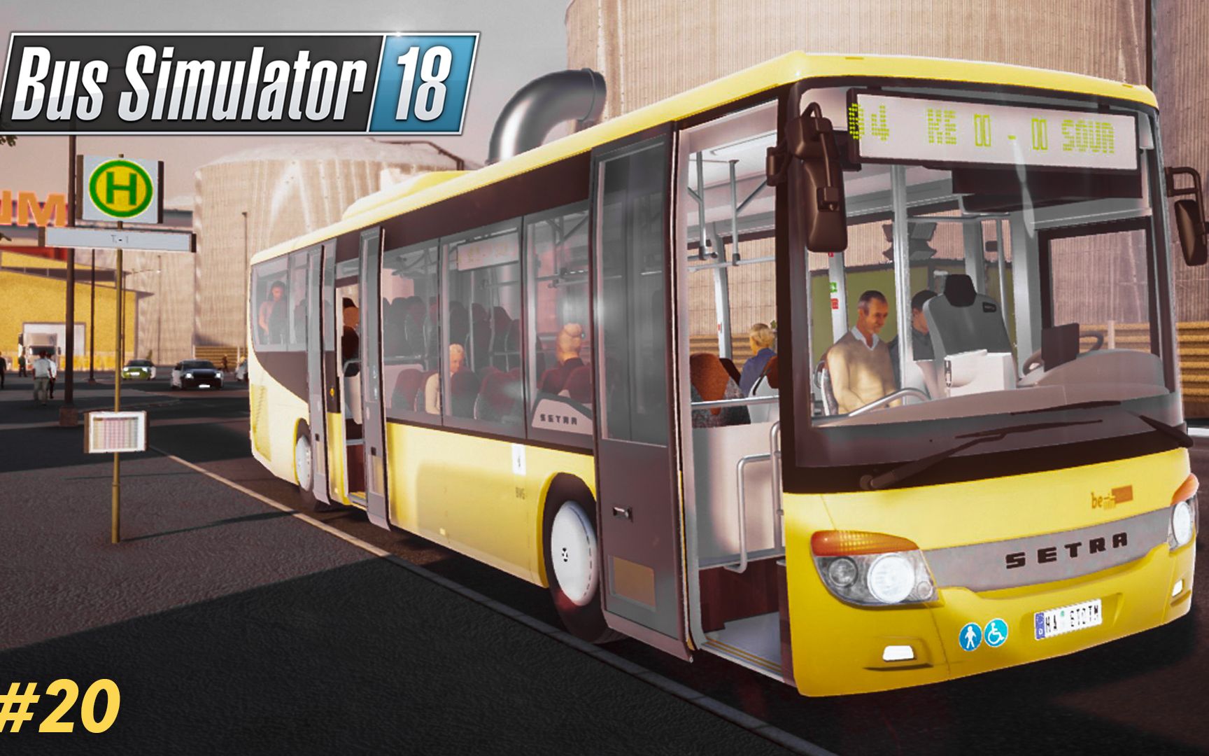 巴士模拟18 #20:Half-full = 行百里者半九十?又现神汉化 | Bus Simulator ...