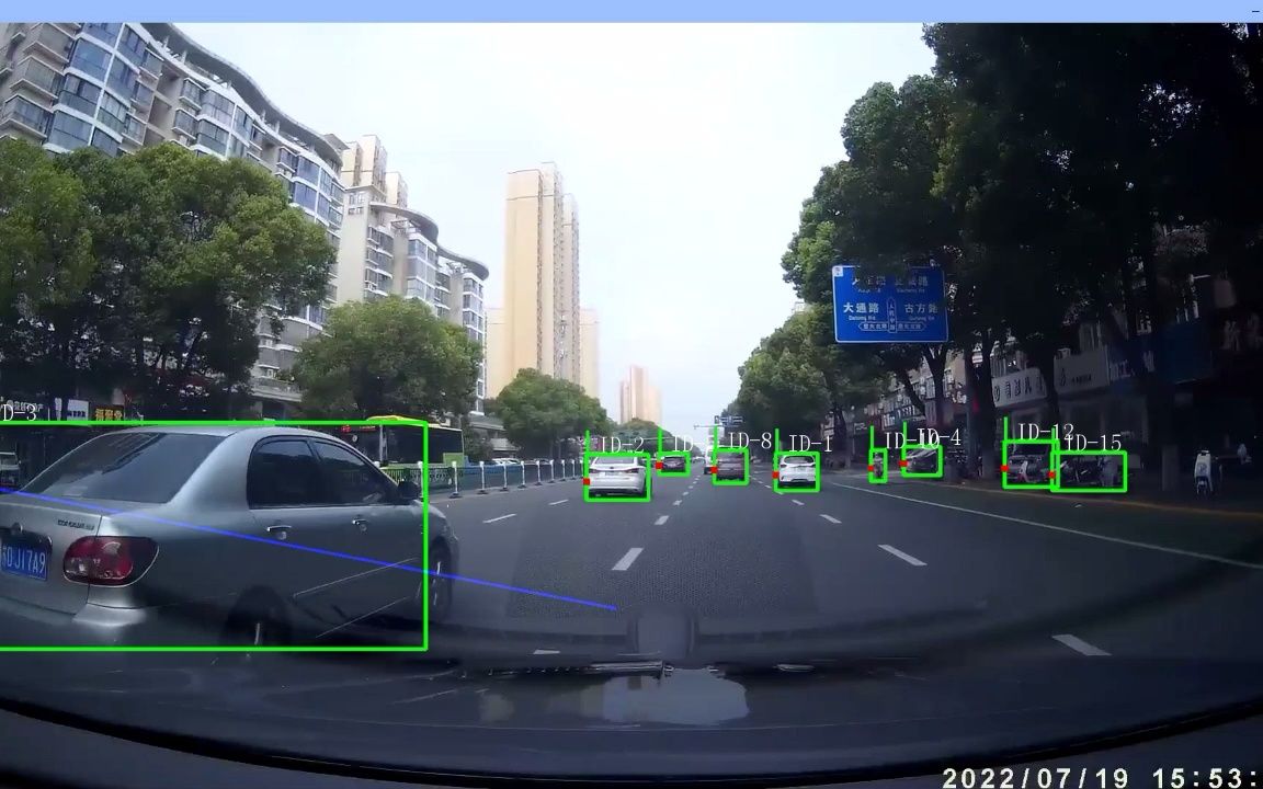AI车牌识别+车辆追踪