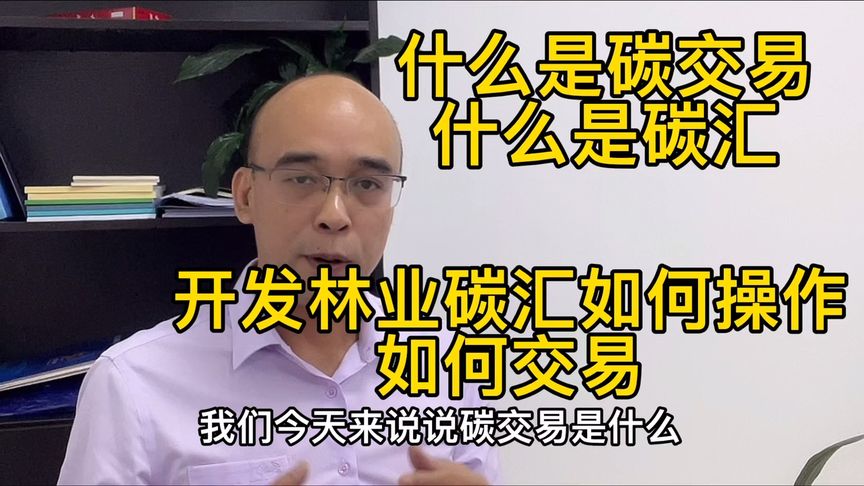 什么是碳交易,碳汇,林业碳汇如何申报操作,如何交易,价格多少