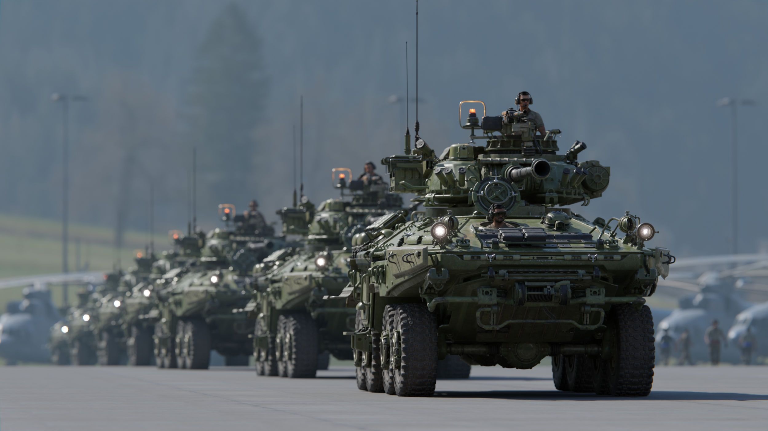 【模型】BMS影视级高精度重型装甲车队3D模型包