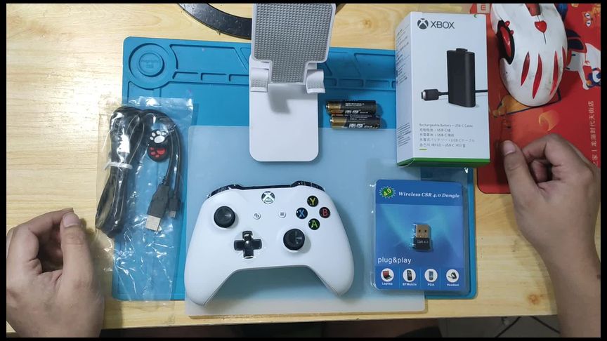 Xbox.ones手柄无线蓝牙连接电脑和手机的使用方法#小亮电玩
