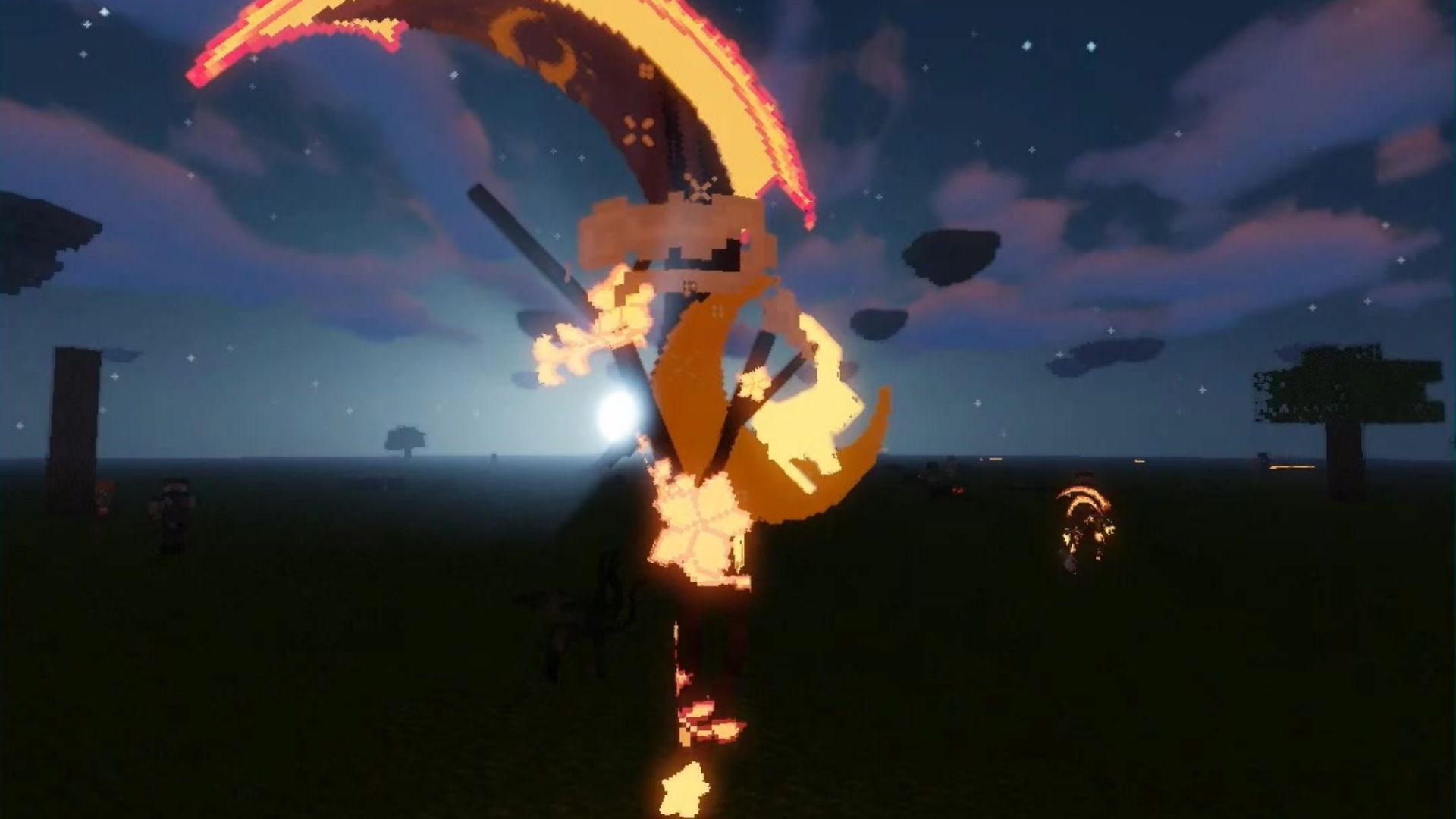 3D模型[练习] | 兔与月花漾巨镰Mk2 ◈ Minecraft 武器展示_游戏热门视频