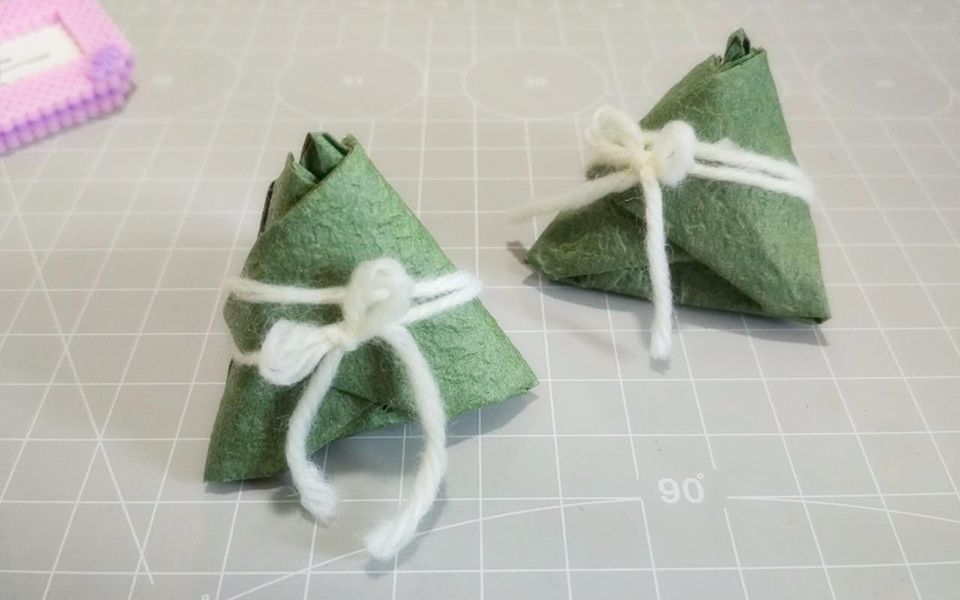 「手工折纸」端午粽子折纸