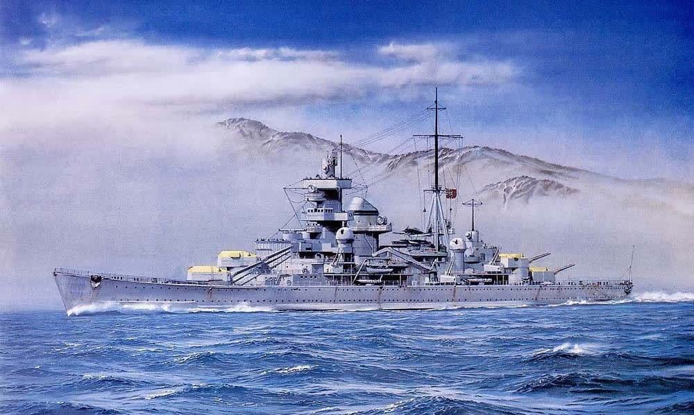 最强劲的战列舰之一,1艘对抗42艘战舰,400多发炮弹硬是没击沉