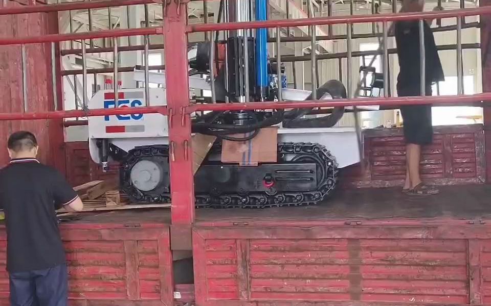 煤矿钻机发货实拍