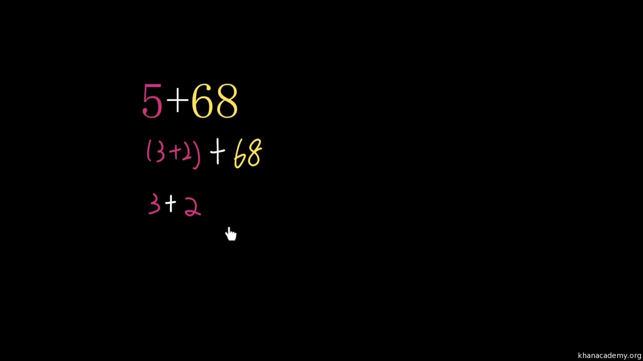 【KhanAcademy】数学二年级-100以内的加法和减法(二)-巧算