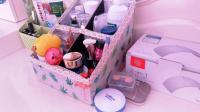 鞋盒新用途! 手工达人自制万物收纳盒, 放化妆品太方便了!