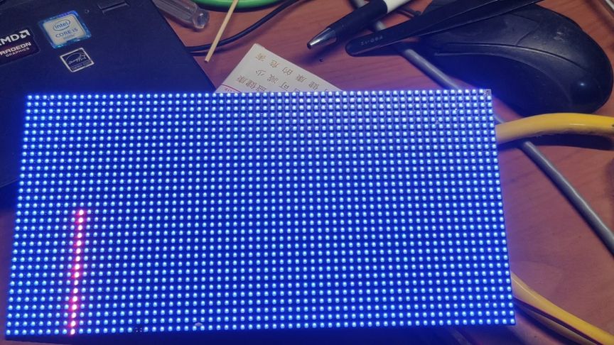 LED单元板维修之毛毛虫系列一列灯常亮且亮度特别高?是哪里问题