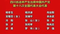 四川省选举产生出席中共第十八次全国代表大会代表 120531 四川新闻