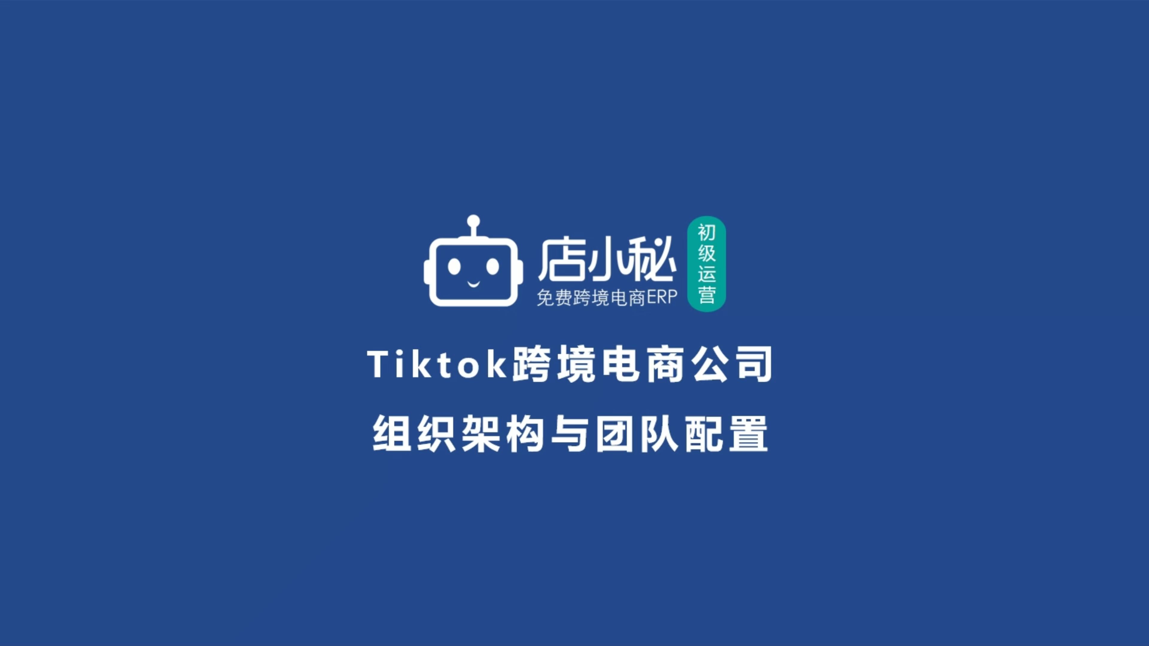 tiktok如何搭建团队及高效管理?tiktok跨境电商公司团组织架构与团队...