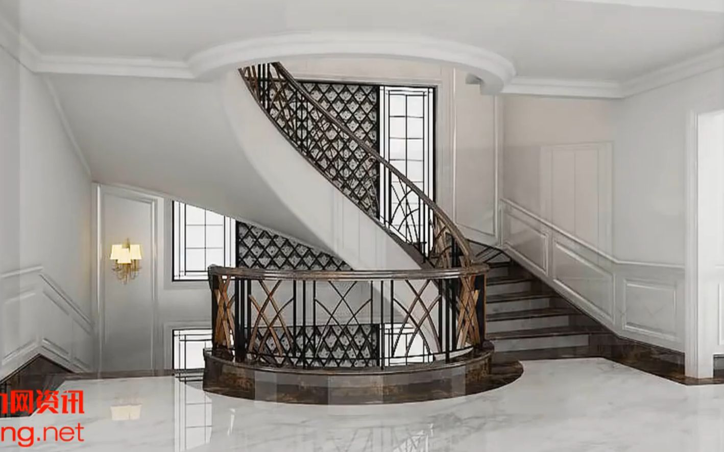 【Sketchup高级教程】如何创建旋转楼梯?