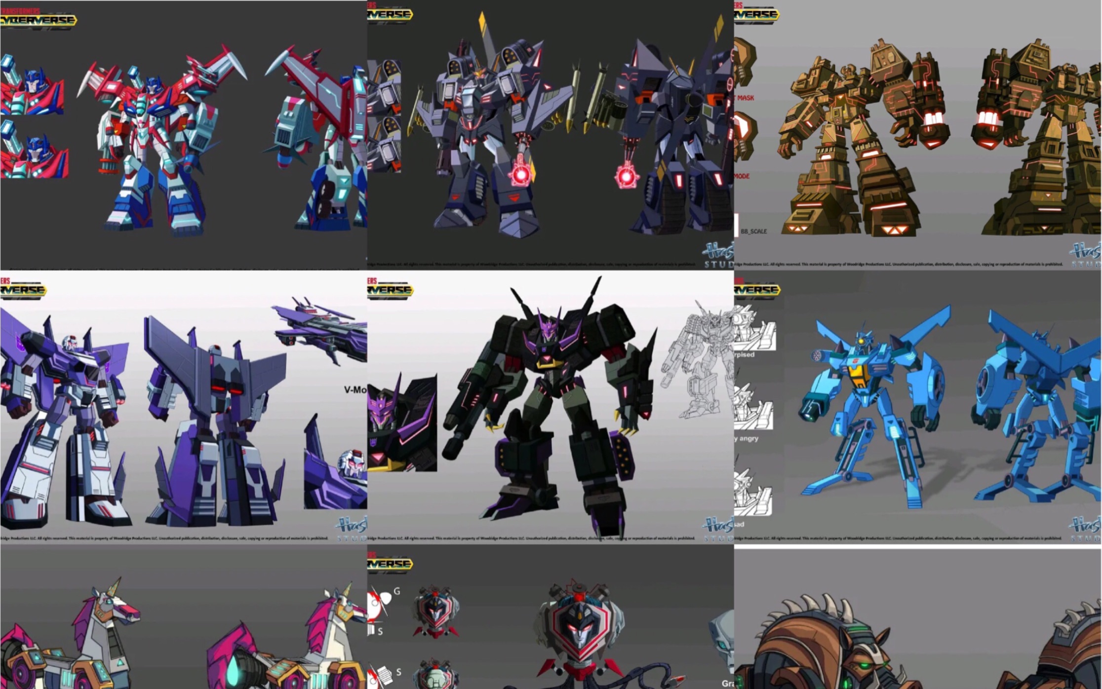 【变形金刚】塞伯坦传奇 塞伯志第三季 设定图