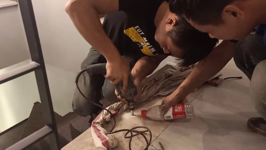 栏杆安装完成啦,木子带你看看安装过程和成品效果吧