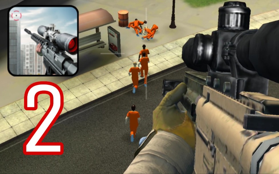 《狙击行动3D:代号猎鹰》游戏流程#2 (IOS Android)