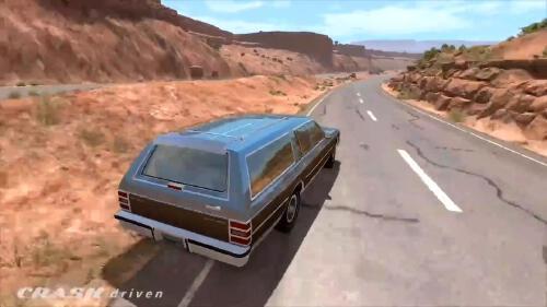 BeamNG:模拟帕加尼在急转弯时失去控制冲向大货车,画面够酸爽