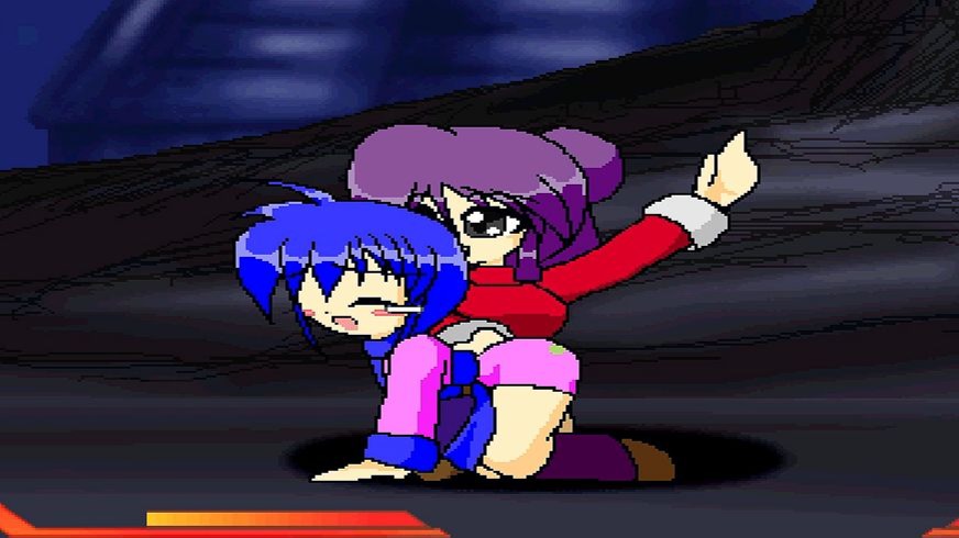 将放屁进行到底 屁声震耳欲聋!PC游戏《八秘石格斗1》 所以人物简化...