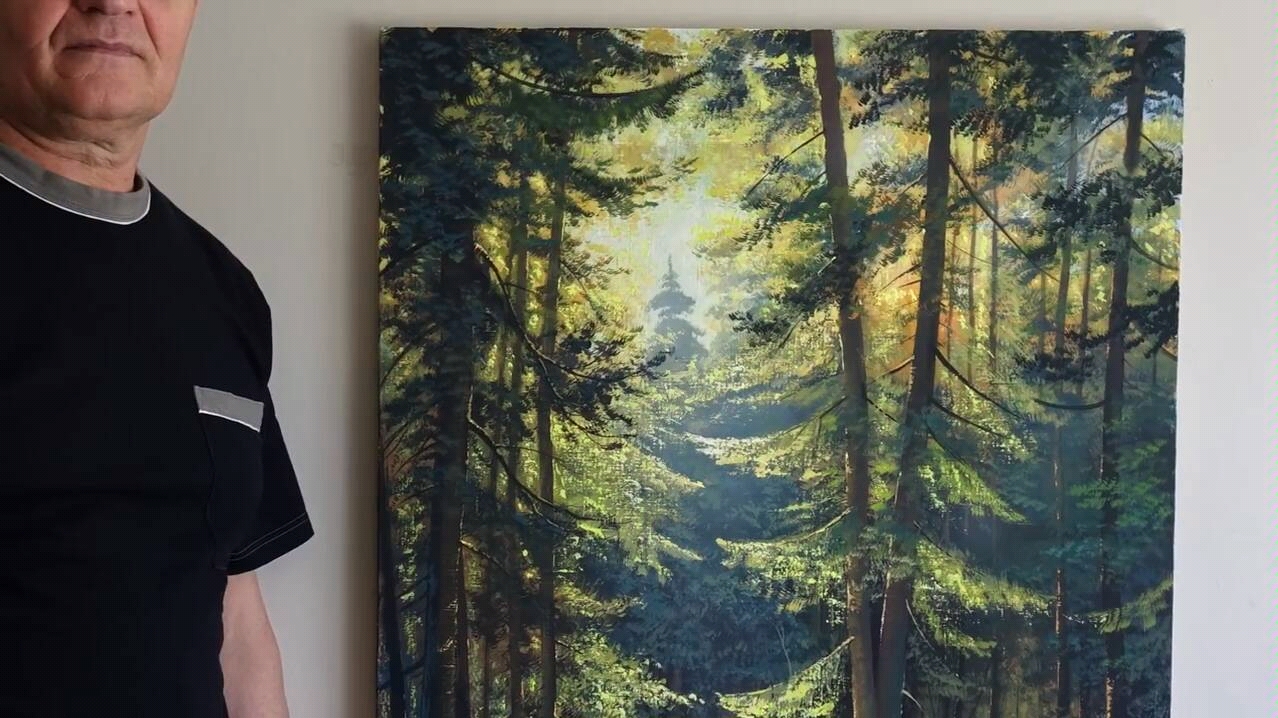 【油画风景教程】慢速原始森林