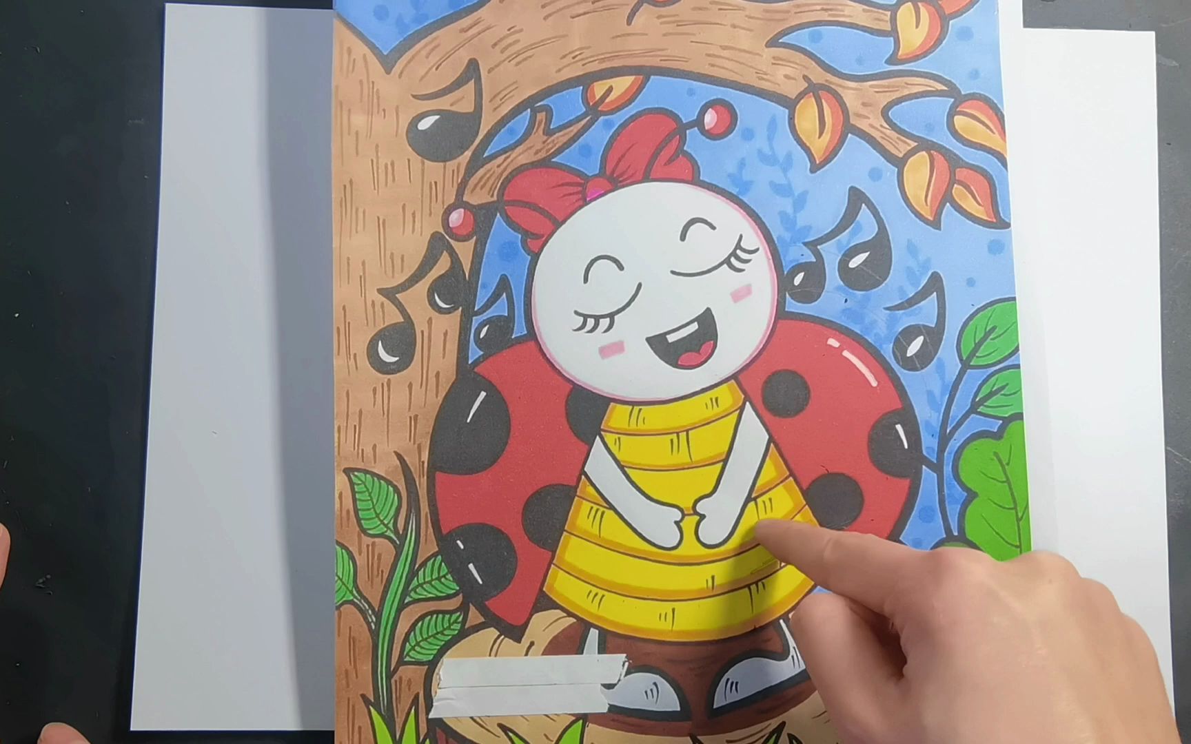 简笔画从入门到精通-动物主题-七星瓢虫