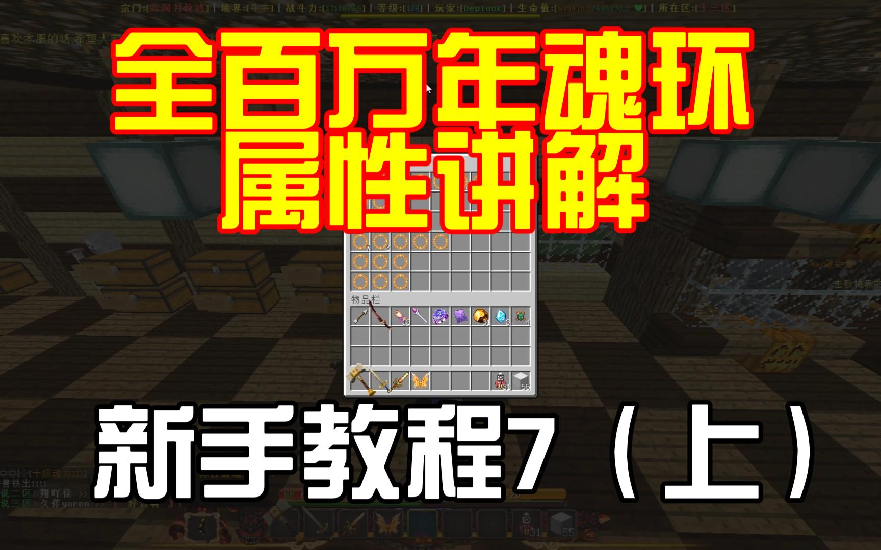 我的世界第九大陆斗魂传说 全百万年魂环属性讲解(上) 超详细的新手...