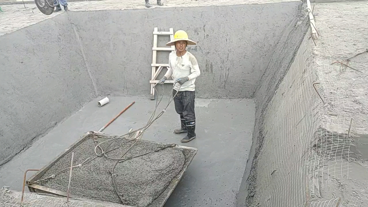 第四十一集:集水井的施工细节(各个班组参与从开挖到完成施工)#集...