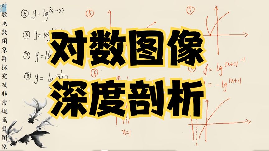 高中数学 对数图像深度剖析