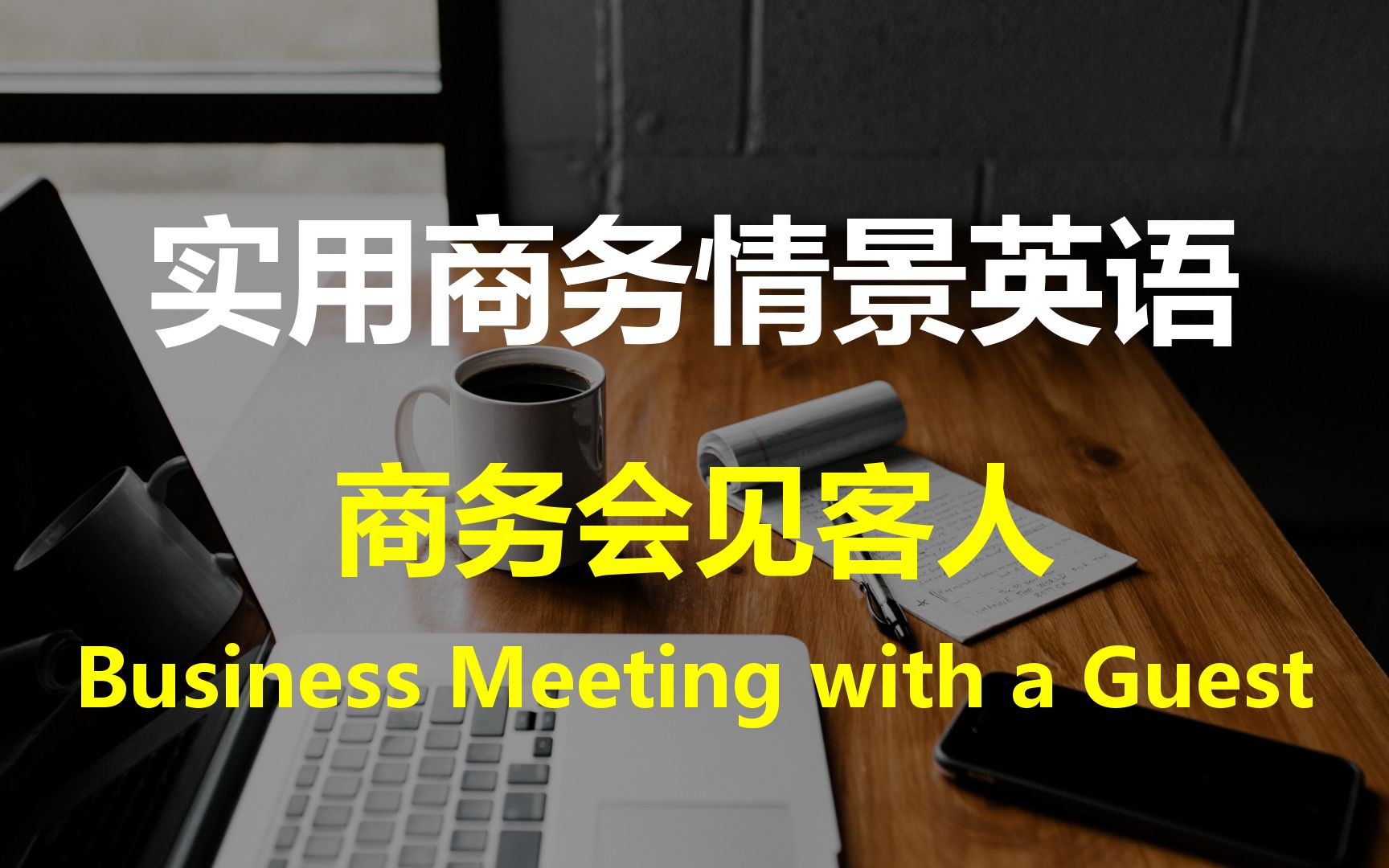 实用高频商务情景对话 商务会见客人 (中英双语)| Business Meeting ...
