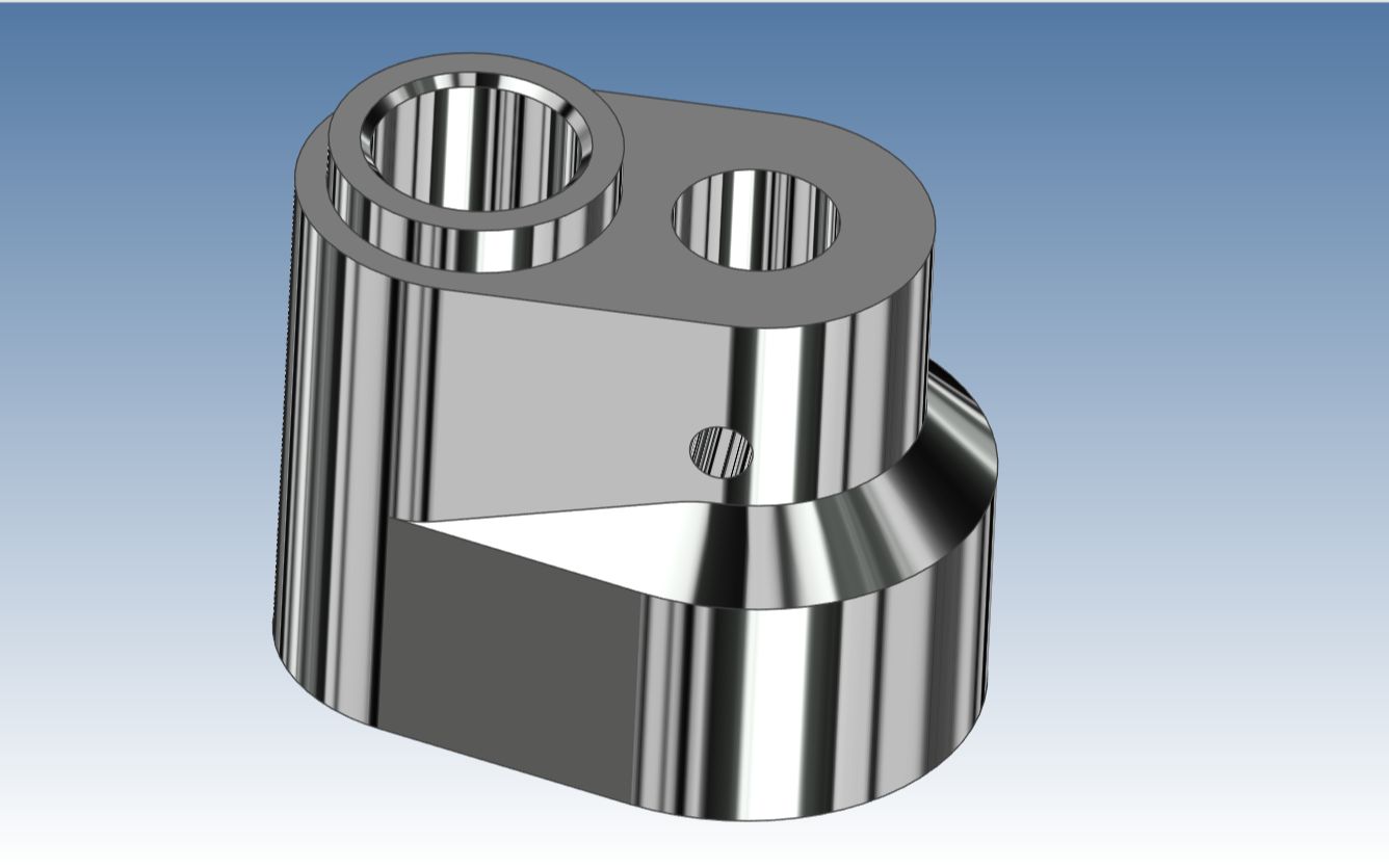 第十四届成图大赛 CAXA 3D 37支架 草图拉伸等做法